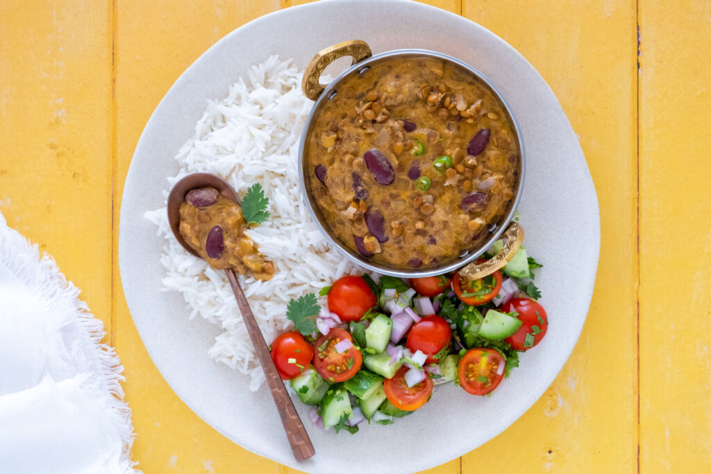 Daal Chawal With Salad - Jain's Little India, Sweets & Snacks, A taste ...